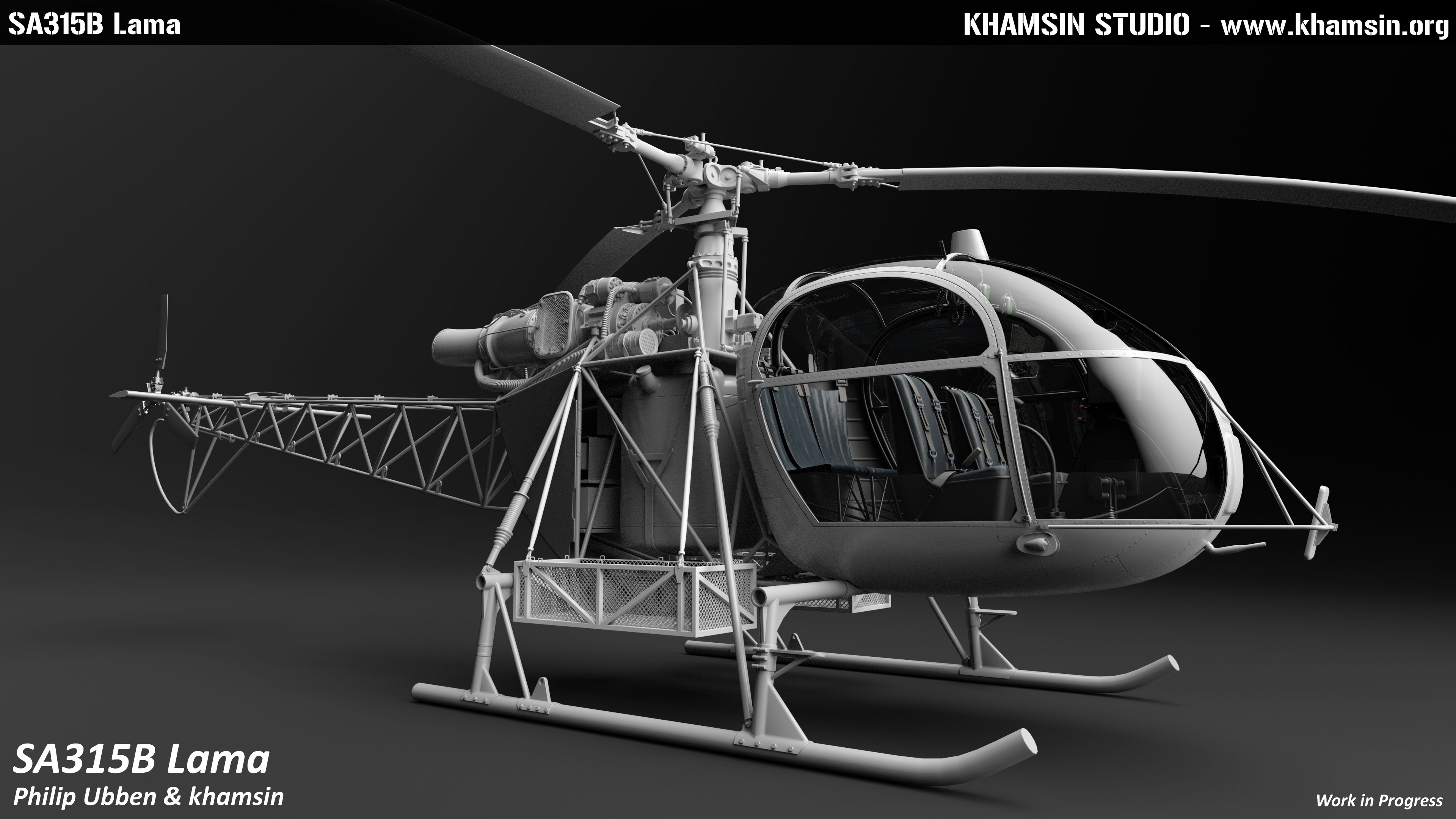 Aerospatiale SA315b Lama - Helicopter - Development Notice - X-Plane.Org Forum