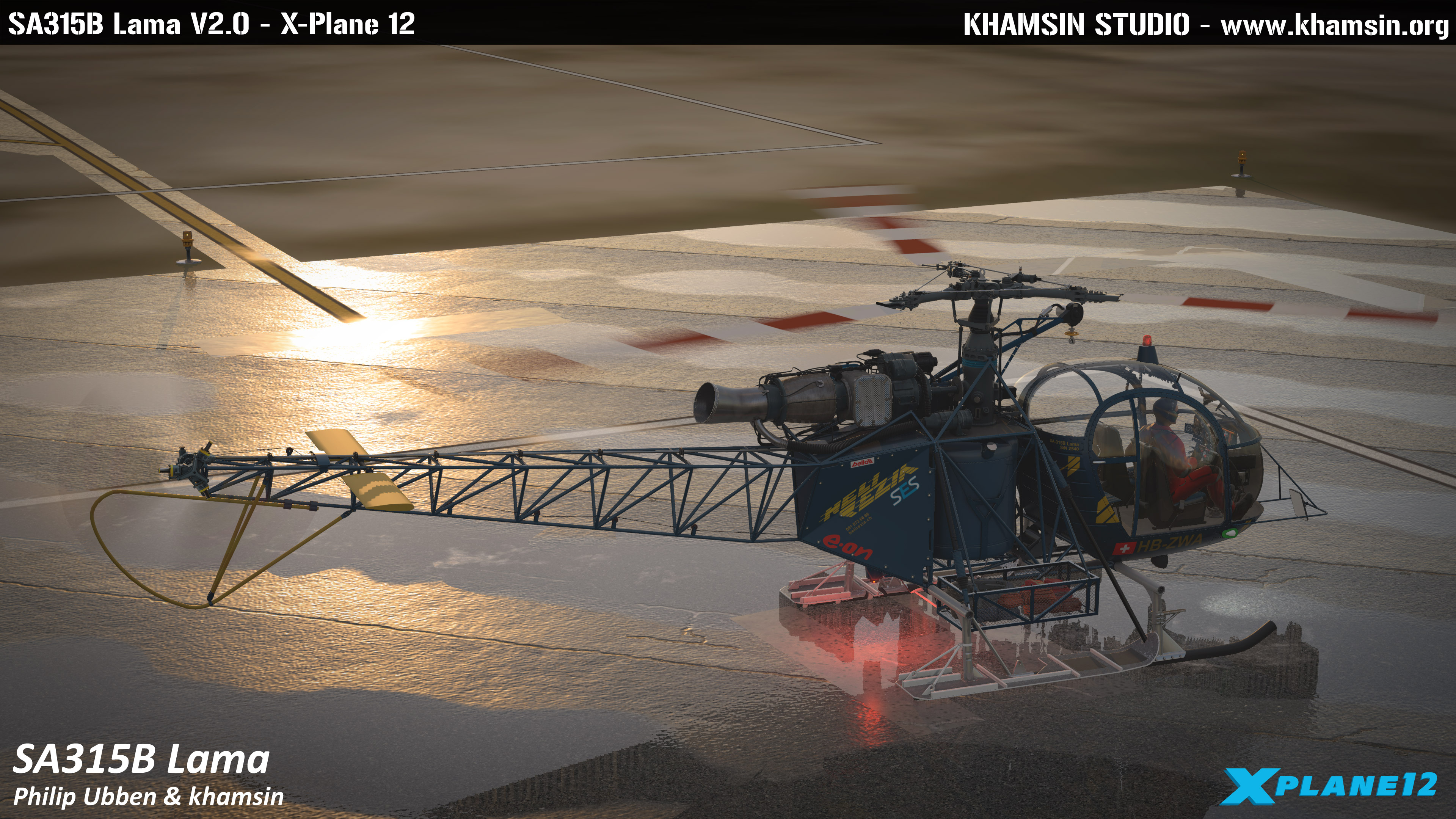 XP12 SA-315B Lama V2.0 (coming soon) - News from Commercial Designers - X-Plane.Org Forum
