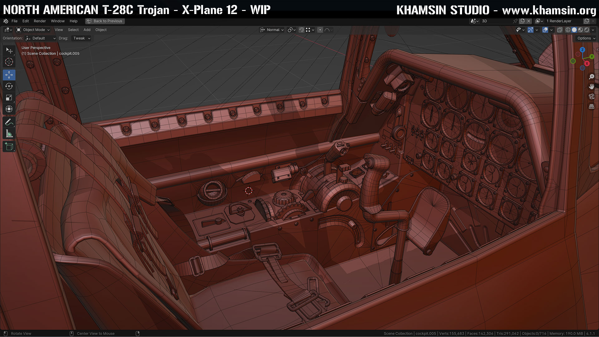 T-28C Trojan 3D model - Work in Progress - North American T-28C XP12 ...